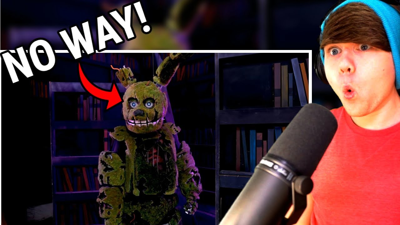 FNAF: Security Breach In Real Life @shilohandbros REACTION! - YouTube