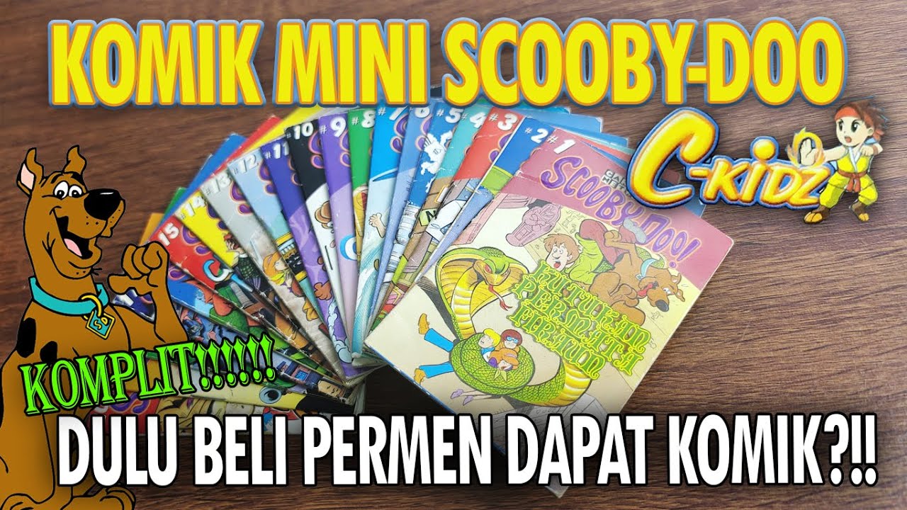 Nostalgia Komik Mini Scooby-Doo Jadul Hadiah Permen C-Kidz Generasi ...