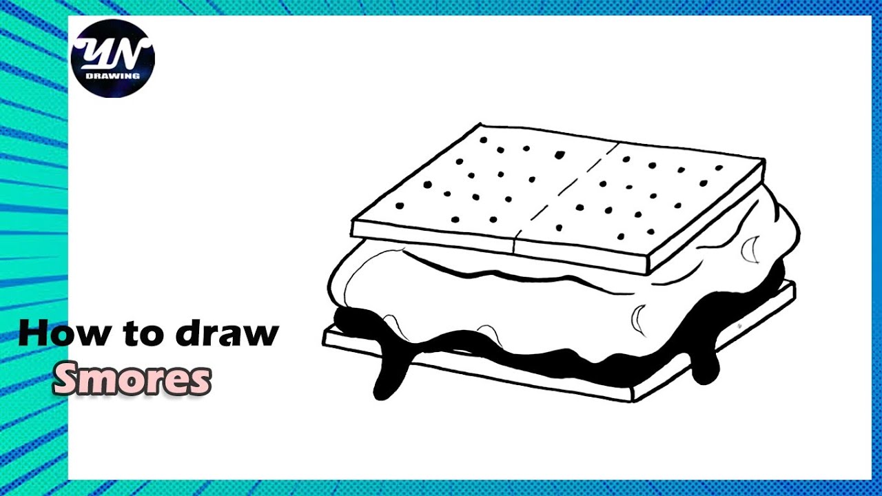 How to Draw Smores - YouTube