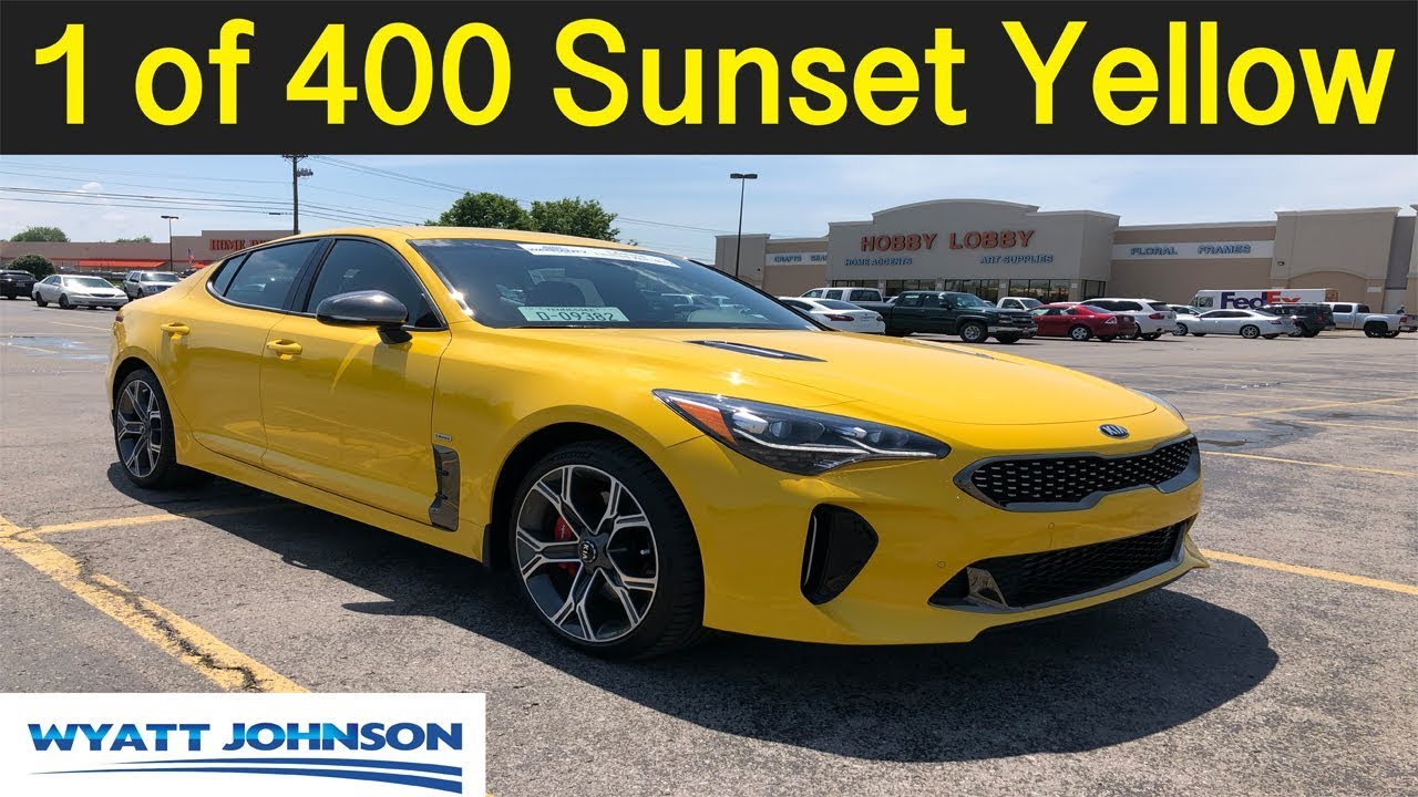 2018 Kia Stinger GT (1 of 400 SUNSET YELLOW LIMITED EDITION) Review ...