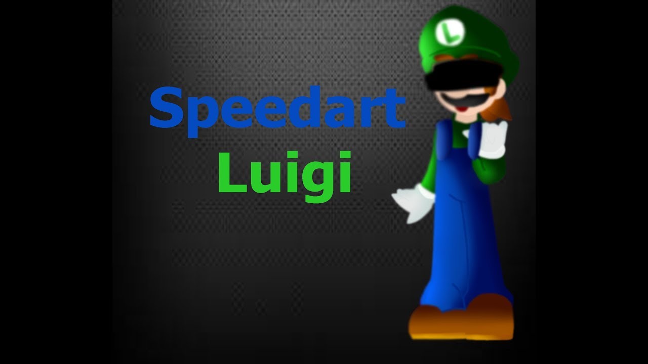 Speed art Luigi - YouTube