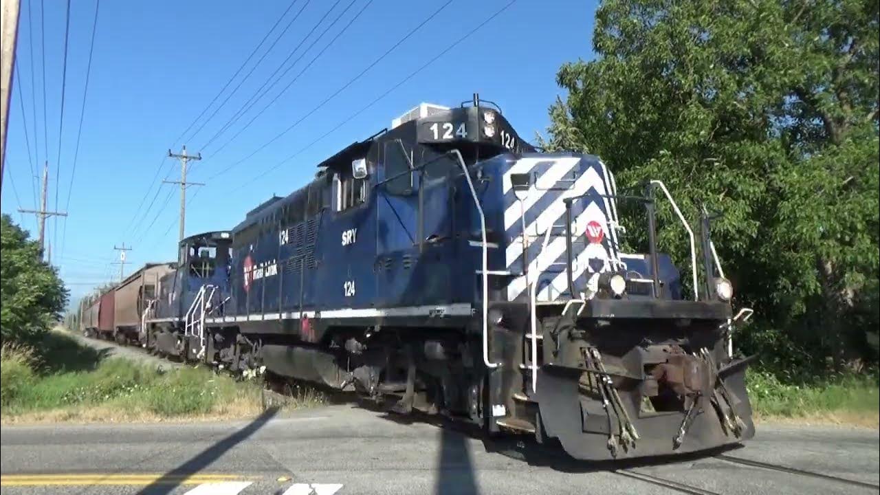 SRY 152 & 124 on the Chilliwack Turn July 15th 2021 #sry #shortline #abbotsford #chilliwack ...