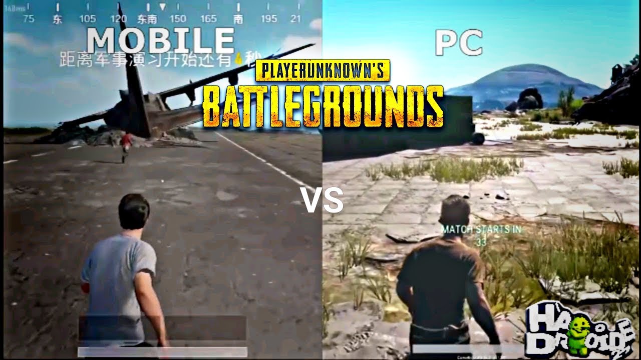 PC VS MOBILE!! COMPARACIÓN Playerunknown's Battleground's | H'A ...