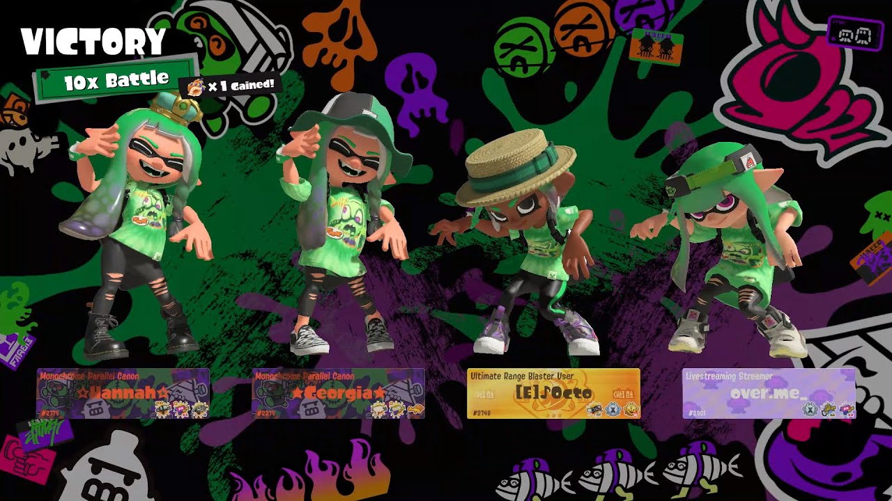 All 10x Victory Screens | (Team Zombies) | Splatoween 2025 - YouTube