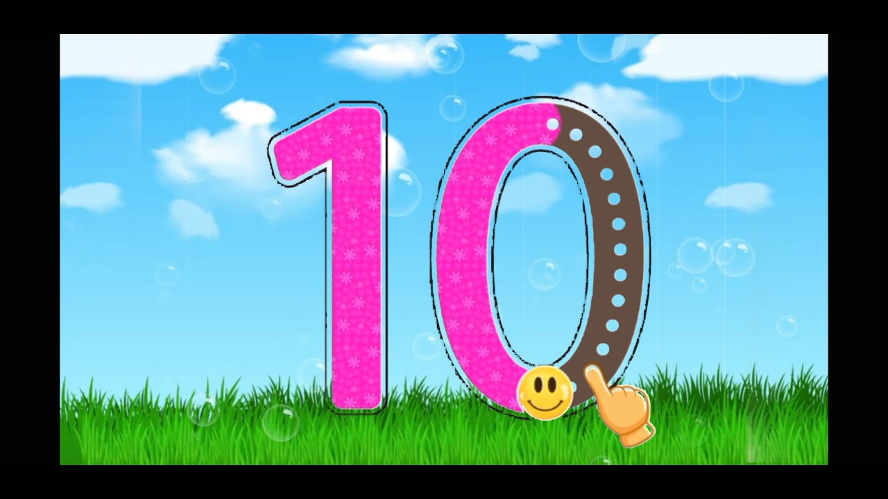 Write 1 to 10 || Numbers 1 to 10 | Let's Learn How To Count (1 to 10 ...