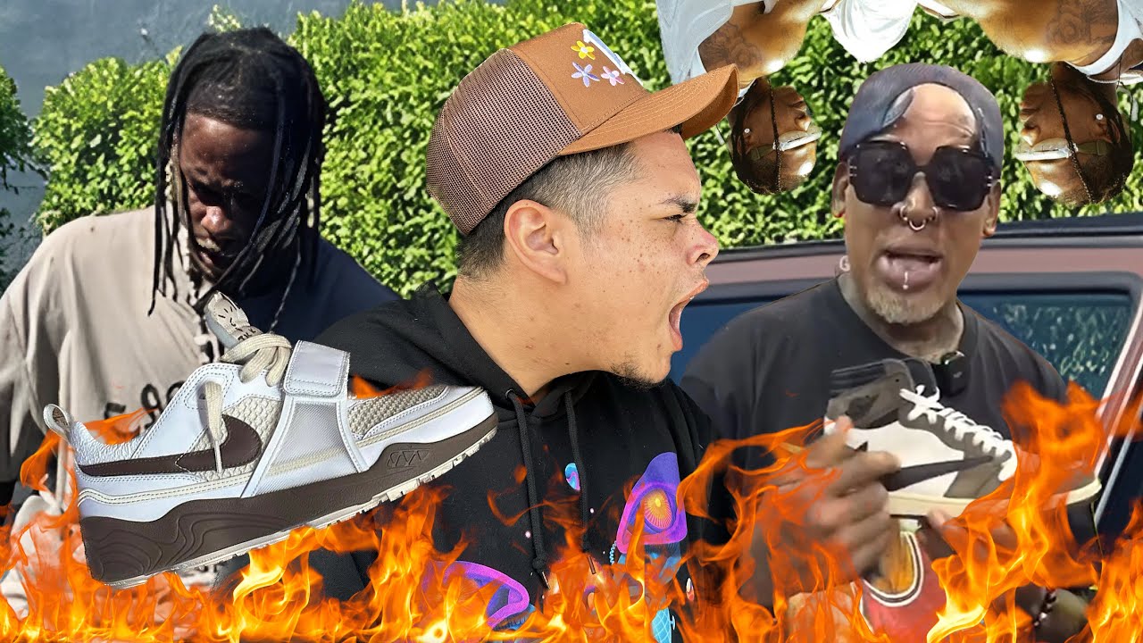 LE MANDO FUEGO A DENNIS RODMAN POR TRAVIS SCOTT!! - YouTube