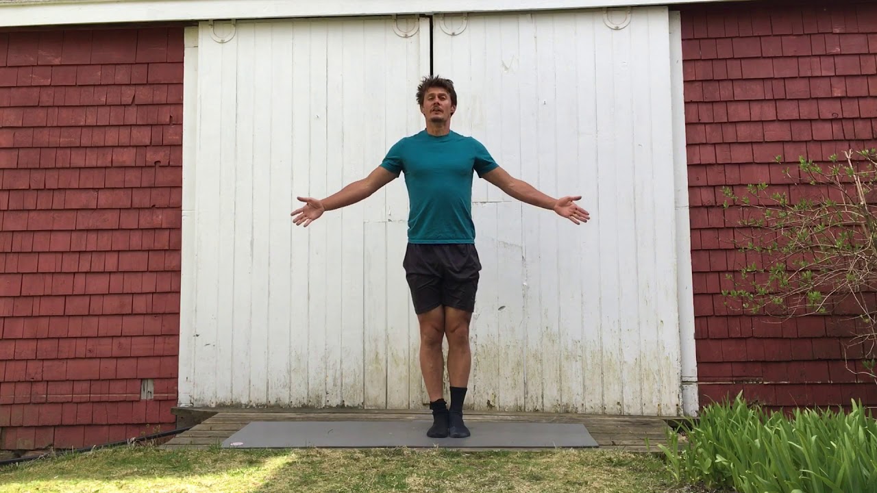 Standing Arm Side Raises - YouTube