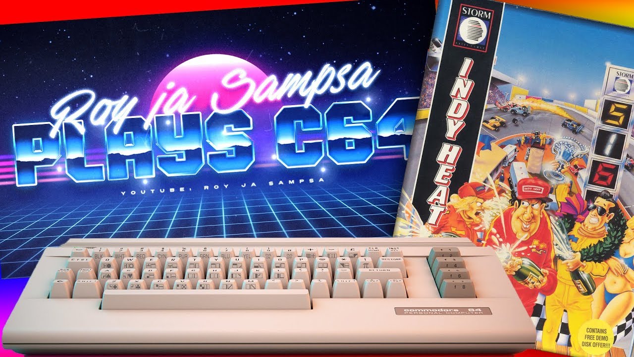 INDY HEAT - C64 - Pelataan Kuusnepaa - Roy ja Sampsa - YouTube