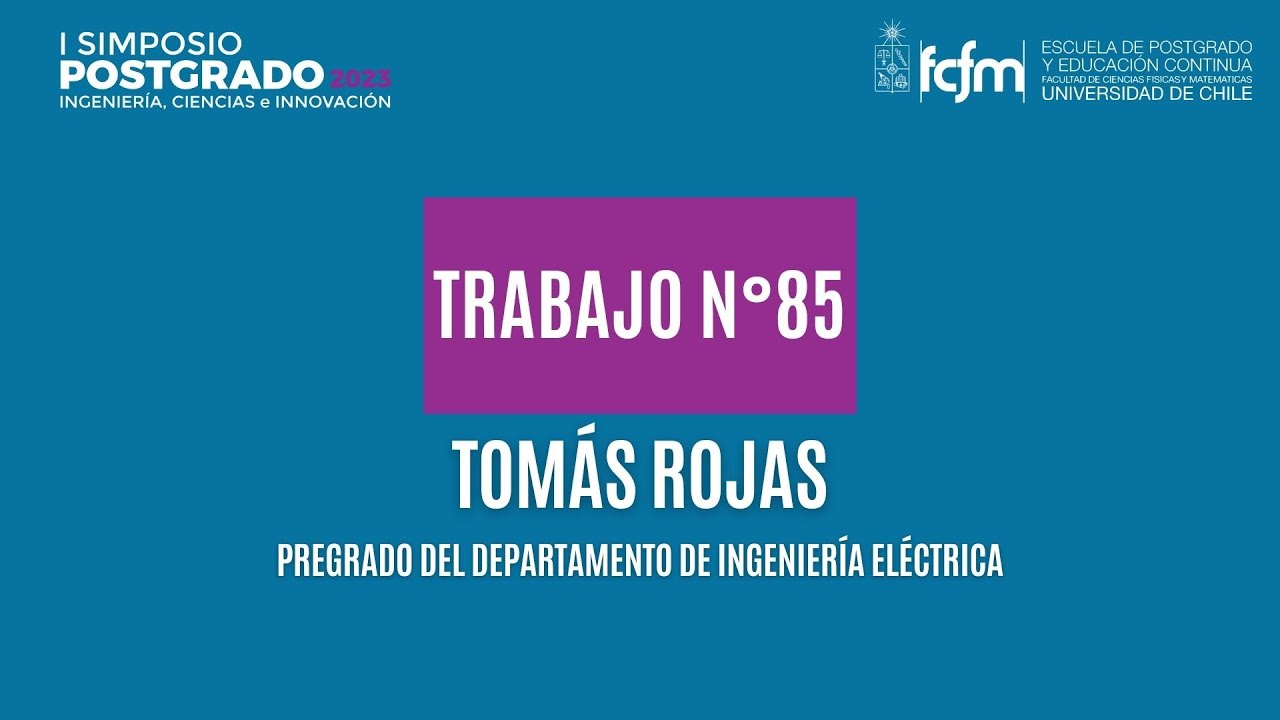 Tomás Rojas - Tesis en 1 minuto - YouTube