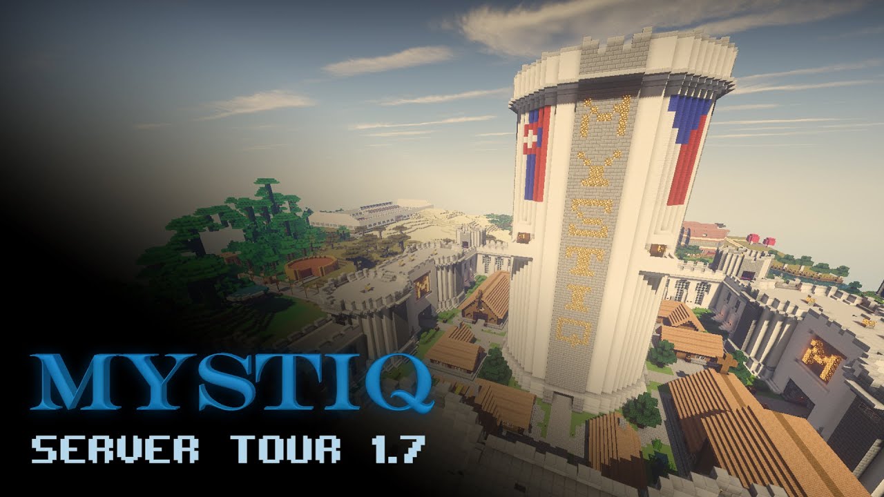 MystiQ Minecraft Server - 1.7 - SERVER TOUR! - YouTube