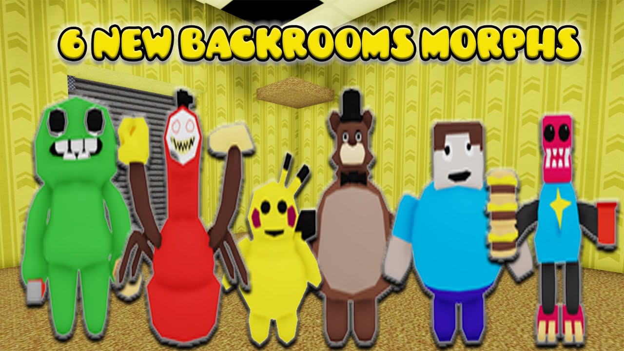 UPDATE - How To Get ALL NEW 6 MORPHS in Backrooms Morphs - ROBLOX - YouTube