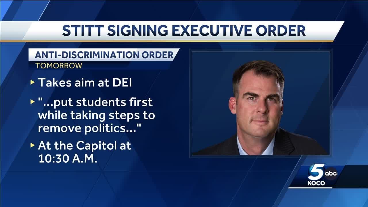 Gov. Kevin Stitt to sign anti-discrimination executive order taking aim ...