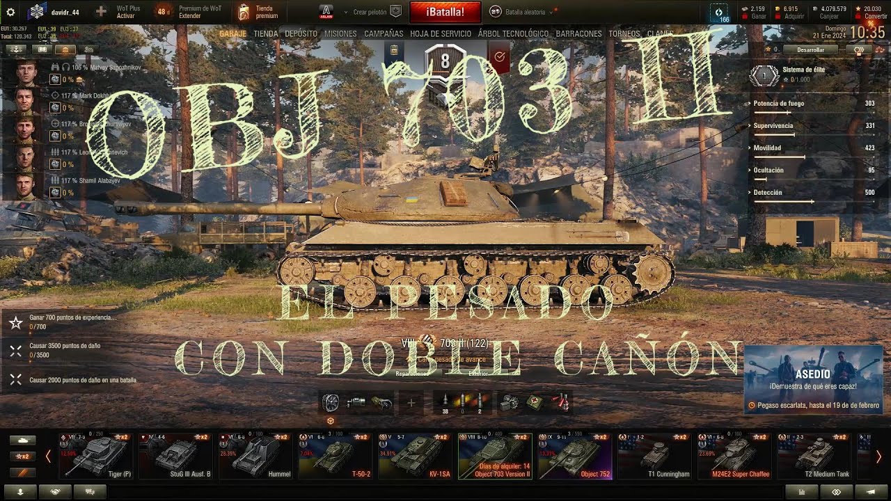 Obj 703 II -WORLD OF TANKS - YouTube