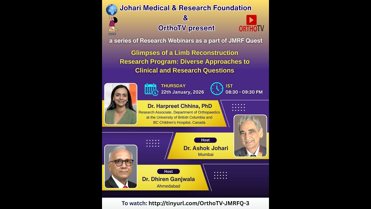 Johari Medical & Research Foundation (JMRF) - Glimpses of a Limb ...