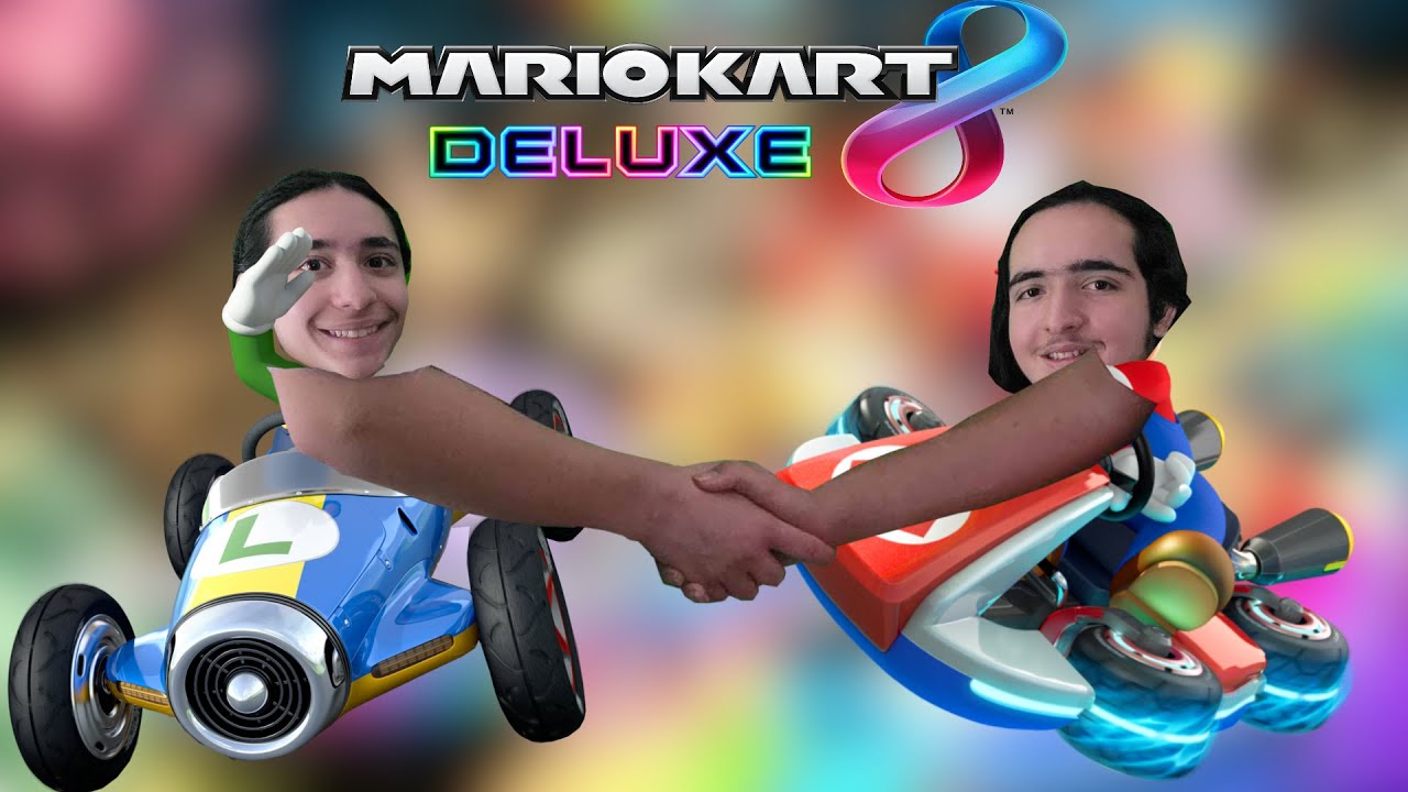 SUPER FRIENDLY MARIO KART 8 DELUXE BATTLE MODE - YouTube