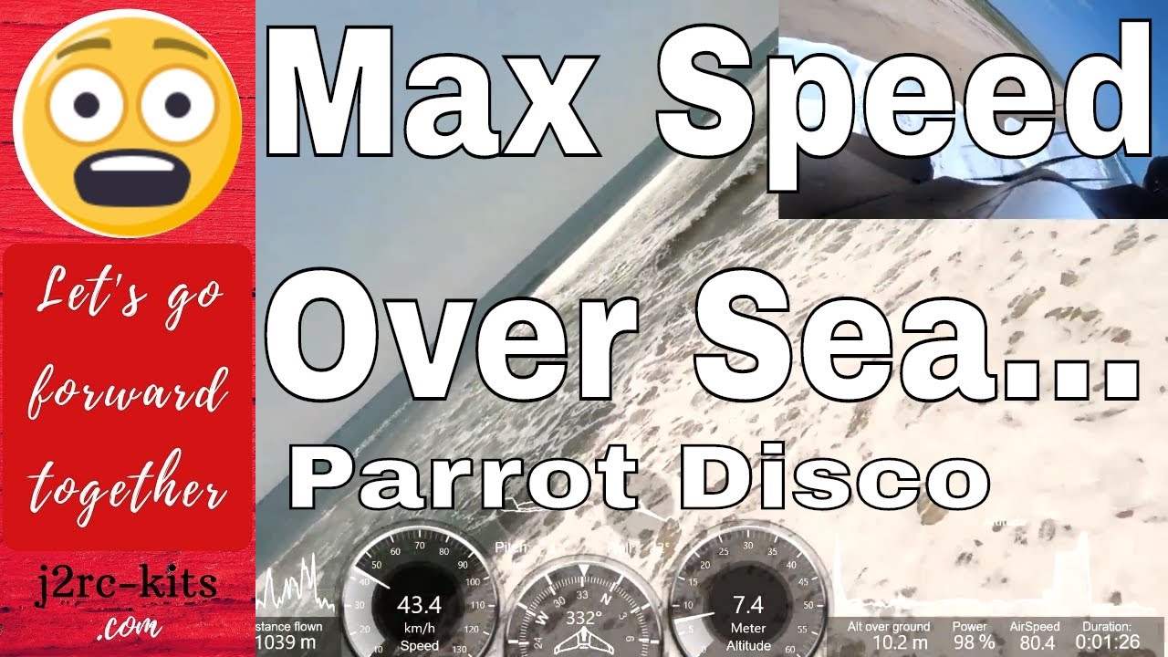 Parrot Disco Speed test (Over the sea at high speed)... Angola - YouTube