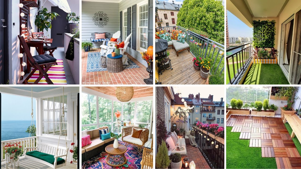 82 + Balcony & Fron/Back Porch Decorating Design Ideas For Inspiration ...