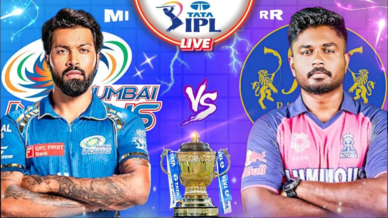 MI vs RR 💙💜 IPL - LIVE 🔴 Tamil Commentary - CRICKET 24| RATS IN2 GAMING ...