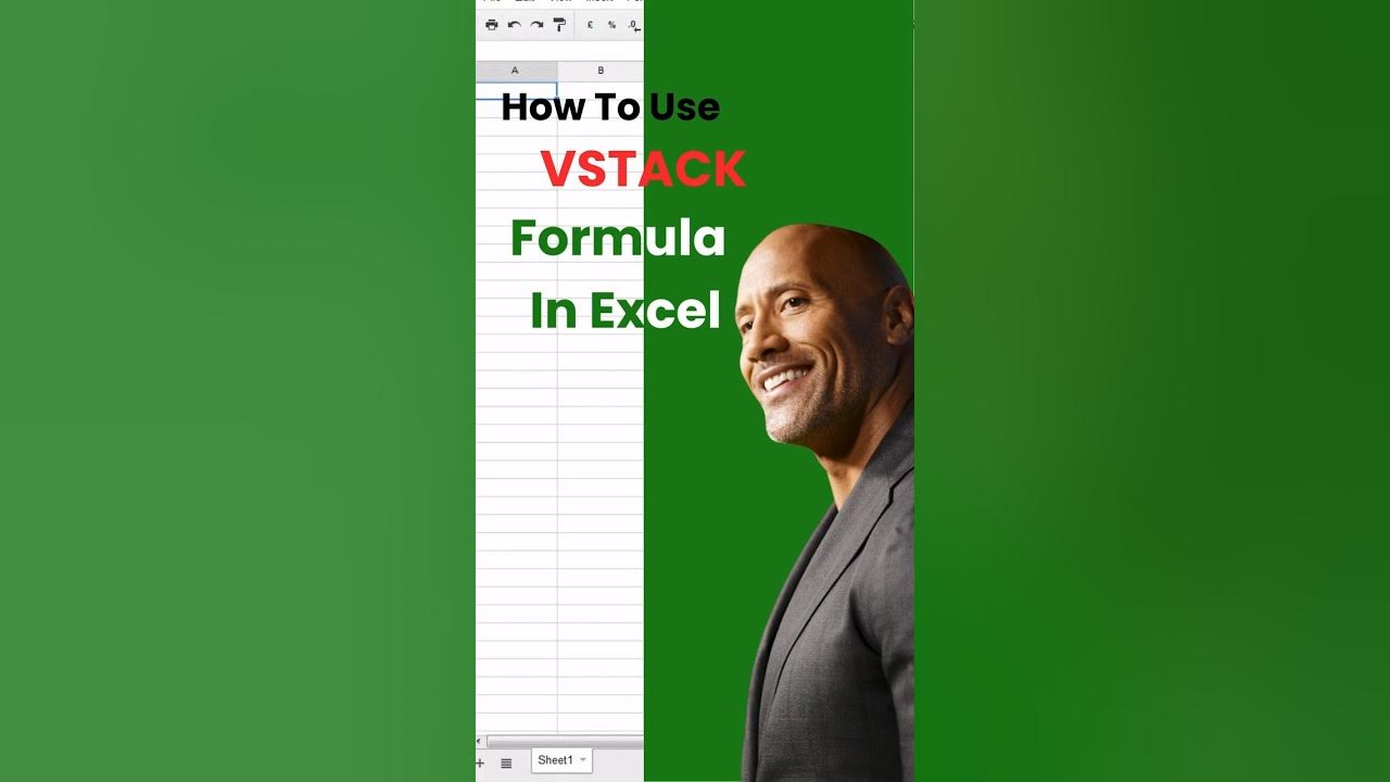 How To Use Vstack Formula In Excel - YouTube