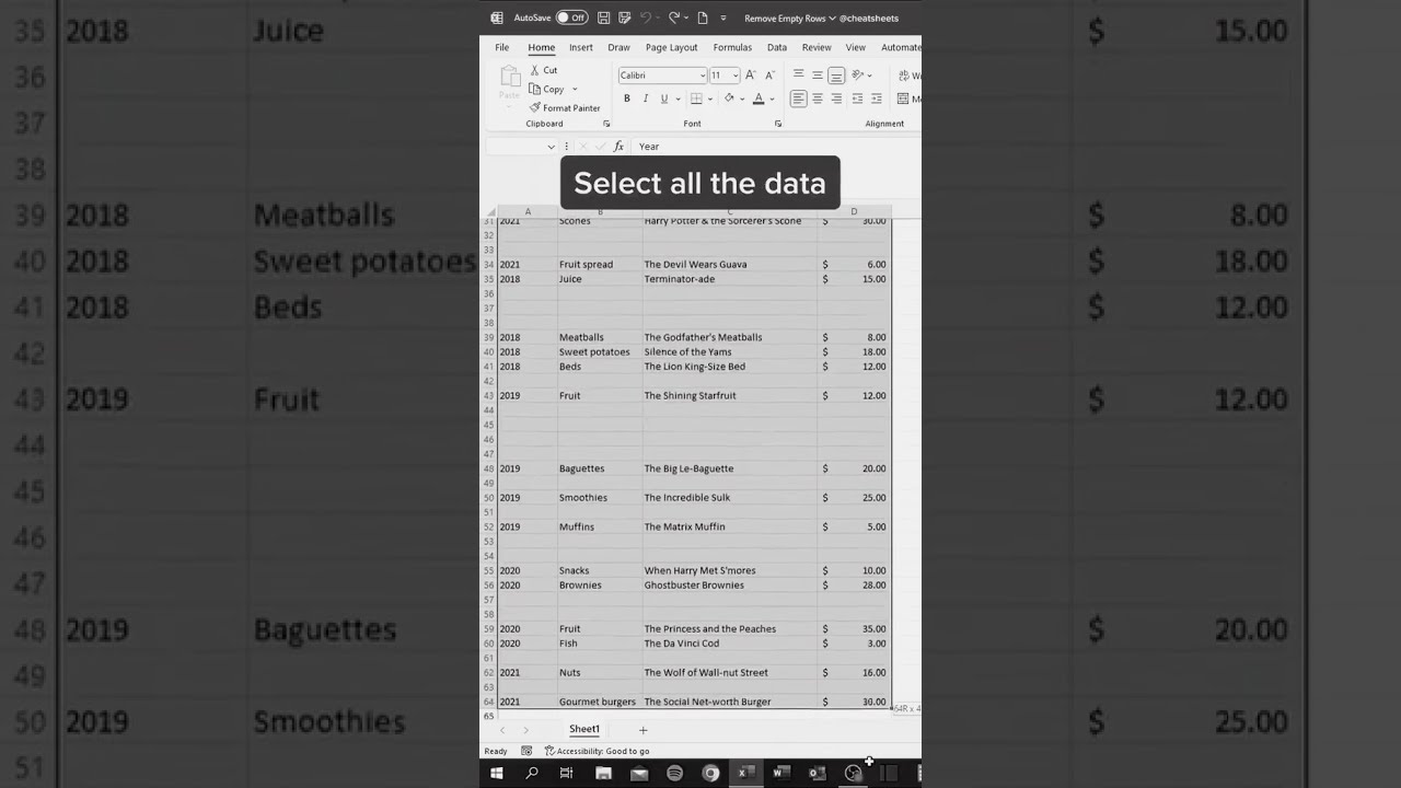 How To Remove Empty Rows In Excel Don t Forget To Save This Post How To Remove Empty Rows In Excel Don t Forget To Save This Post