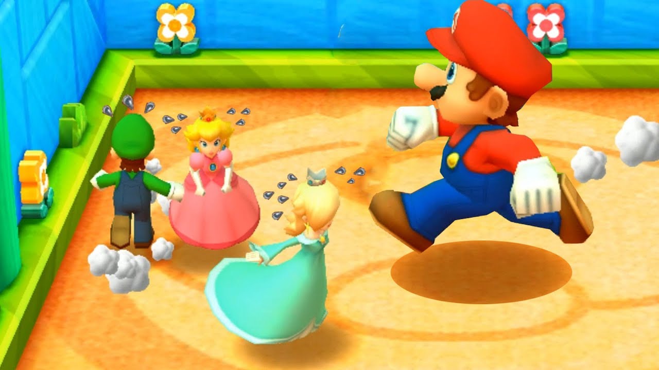 Mario Party The Top 100 Minigames Mario Vs Luigi Vs Peach Vs