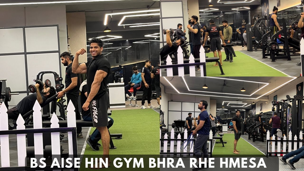 Bs aise hin gym hmesa bhra rhe bhut achha lgta hai | #vlog | gym ...