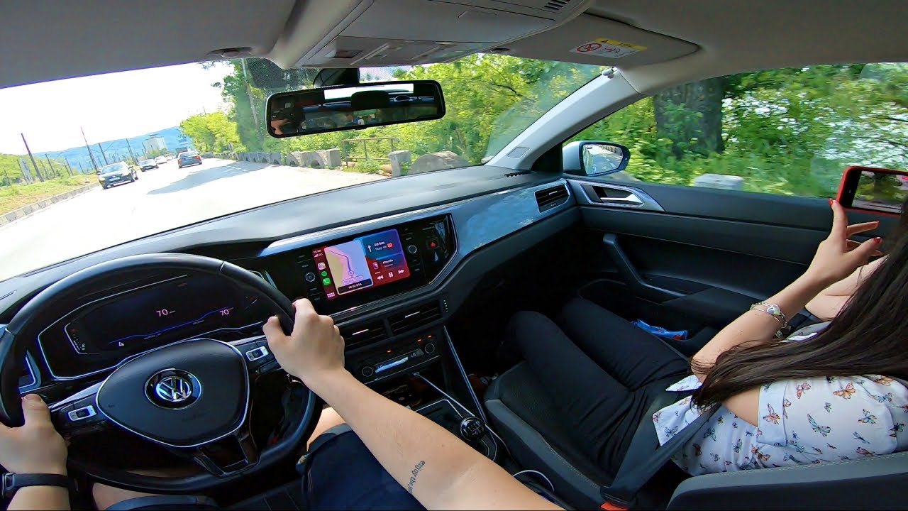 Chill Car Driving Far From City Sunny Day Driving Experience POV - YouTube