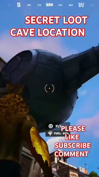 SECRET LOOT CAVE LOCATION #fortnite - YouTube