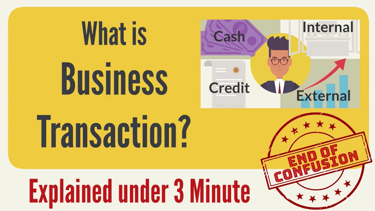 What is Business Transaction (Explained in simple animation - Hindi ...