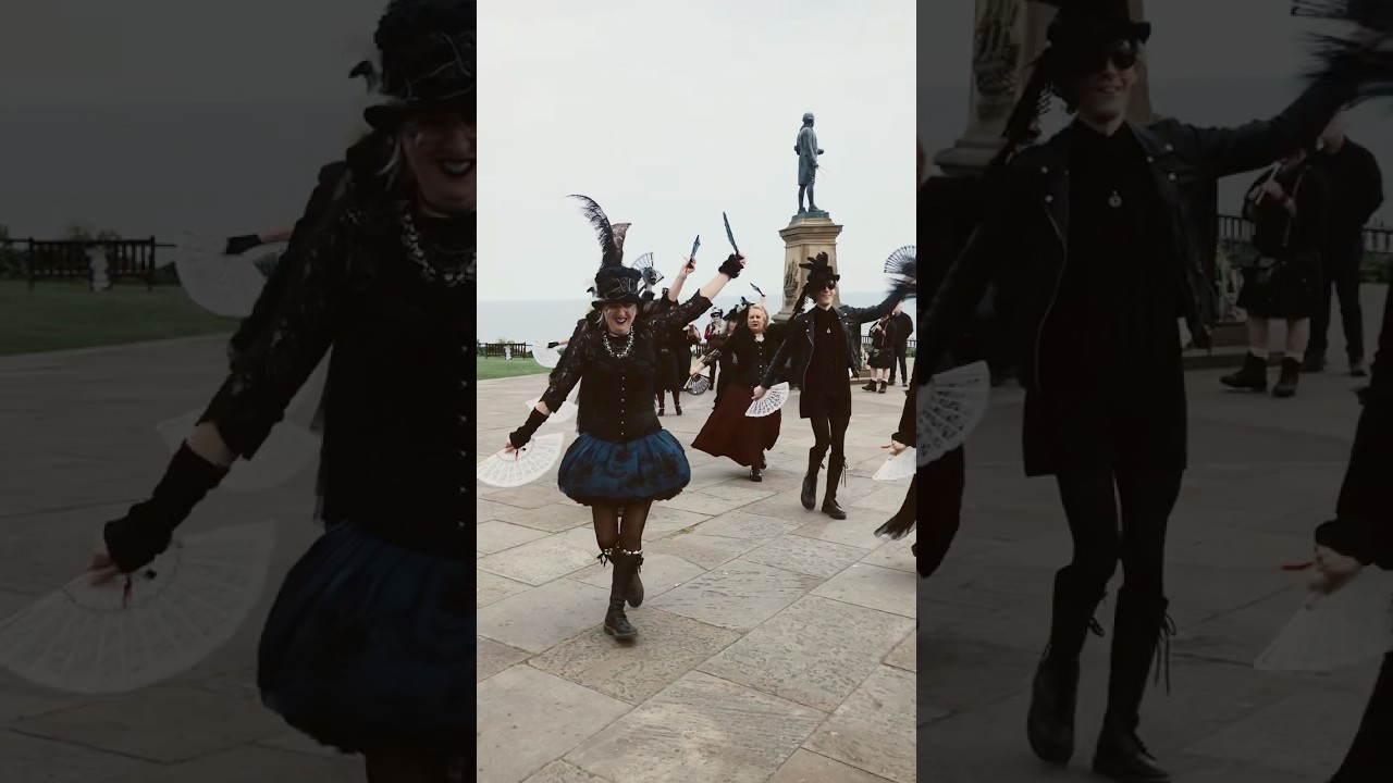 Whitby Goth Weekend 2025 Morris Dancers - YouTube