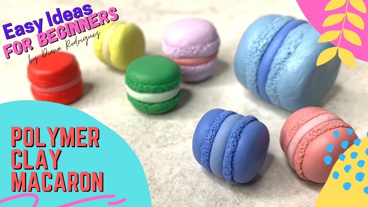 Polymer Clay Macarons - Easy Ideas - YouTube