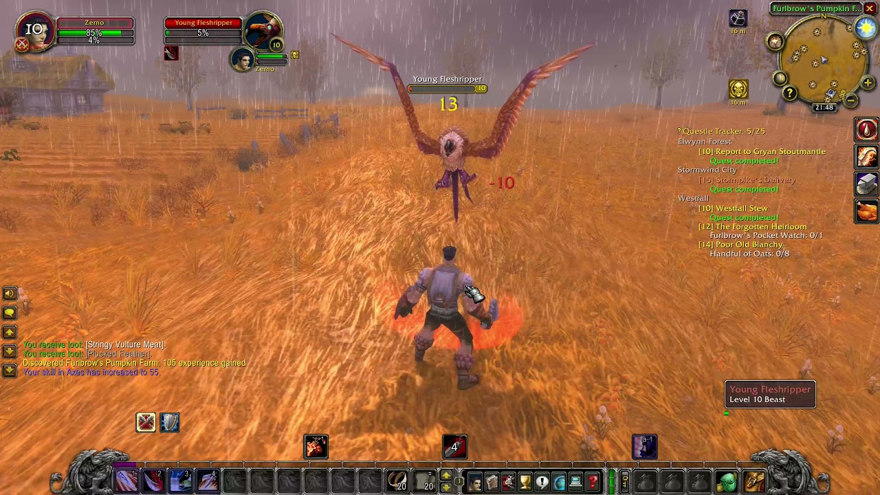 WoW TBC Classic | Human Warrior | Leveling Pt. 3 - YouTube