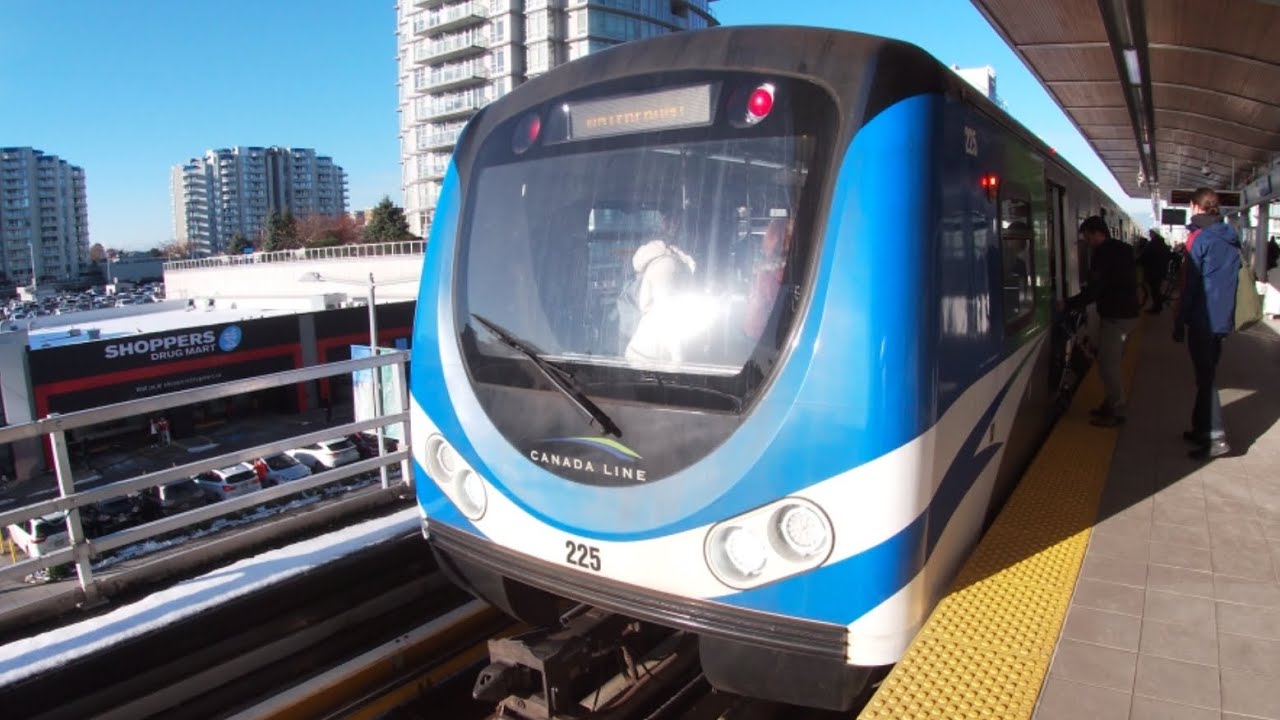 Skytrain Canada line (Richmond brighouse) full ride - YouTube