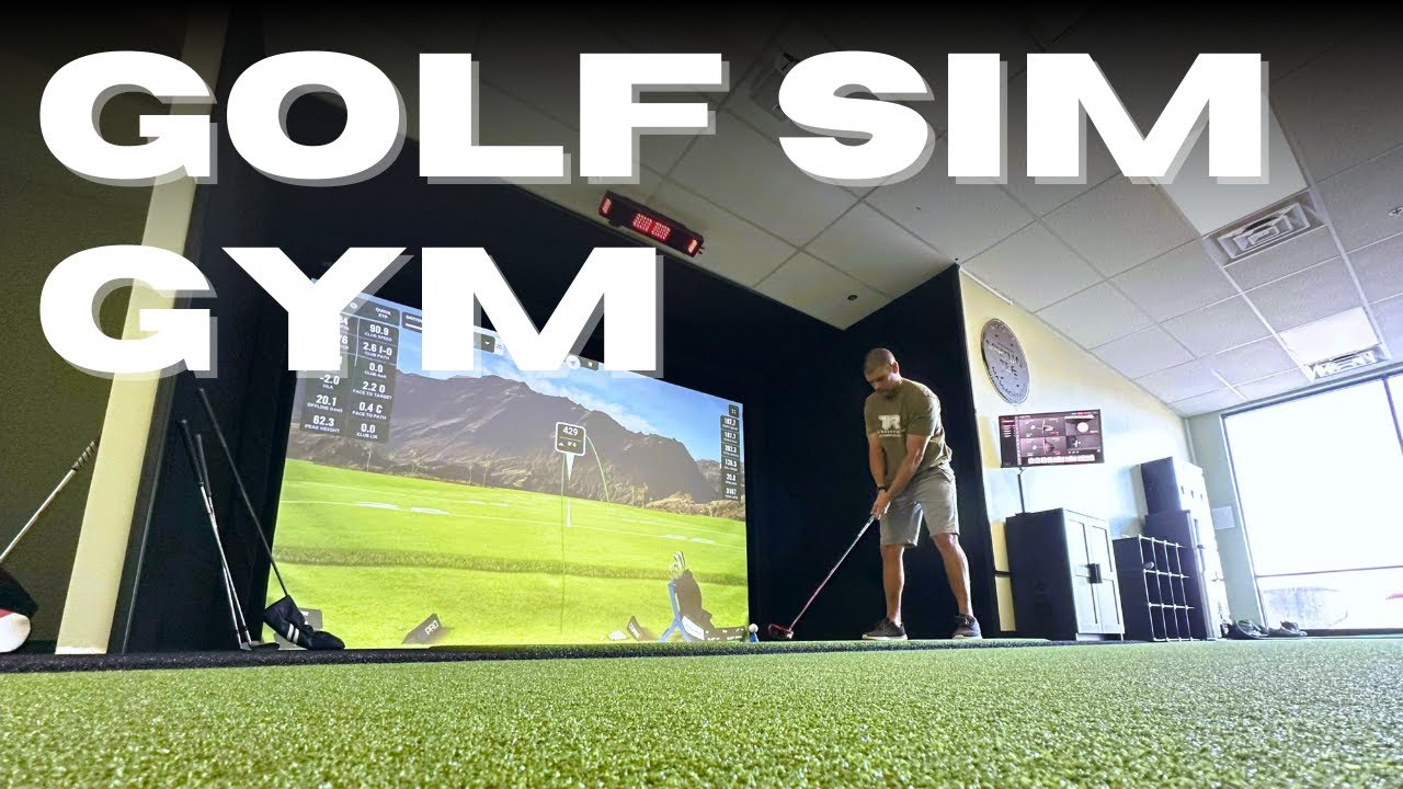 Mind Blowing Golf Tech in a Sim Gym [Westborough, MA] - YouTube