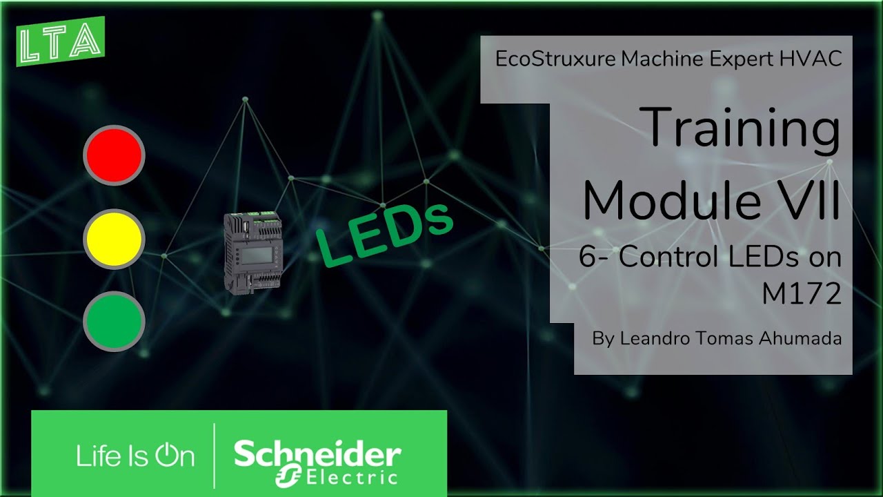 EcoStruxure Machine Expert HVAC Training - M7.6 Control LEDs on M172 - YouTube