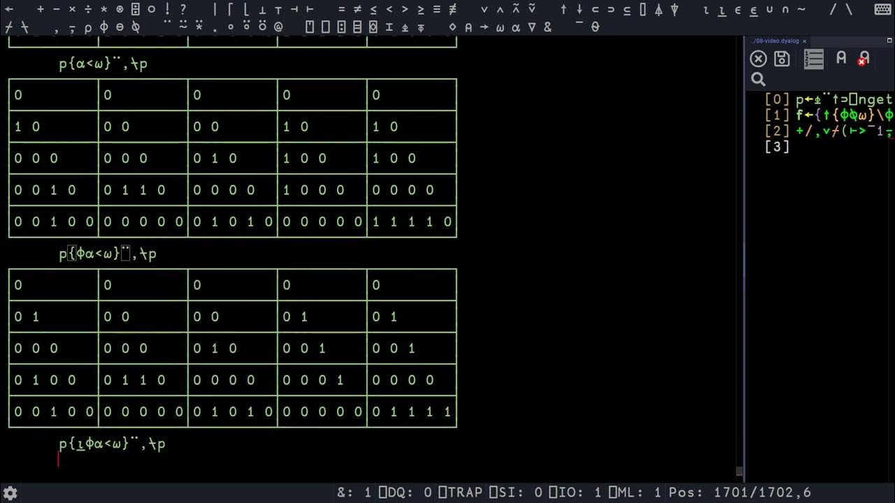 Advent of Code 2022 - Day 8 - Dyalog APL - YouTube