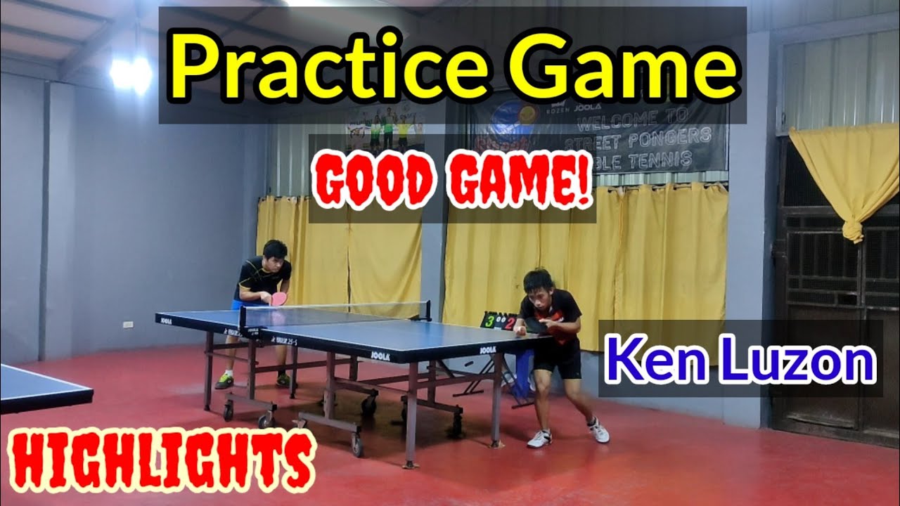 Ken Luzon VS Zoren Mendiola | Full Match Highlights | Practice Game ...