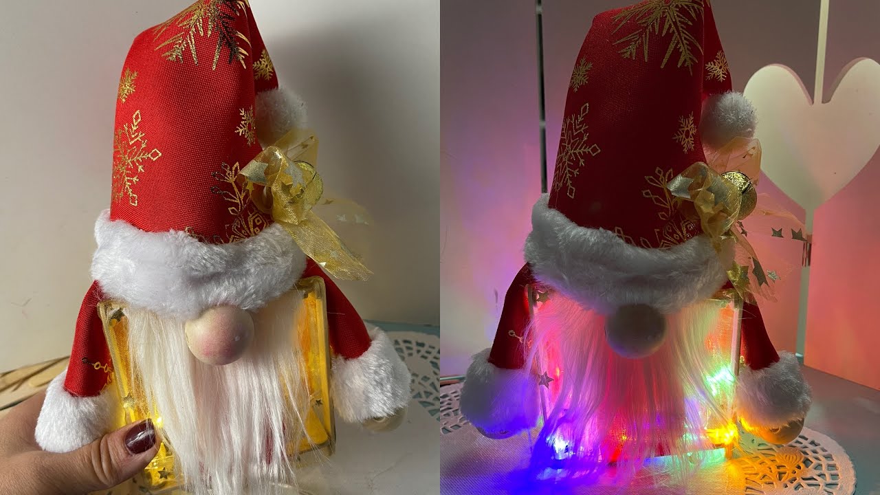 Tutorial gnomo scatola luminosa - YouTube