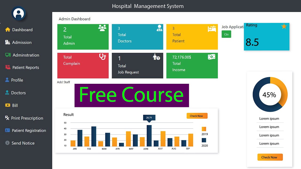 Hospital management system Demo Project in PHP Tutorial - YouTube