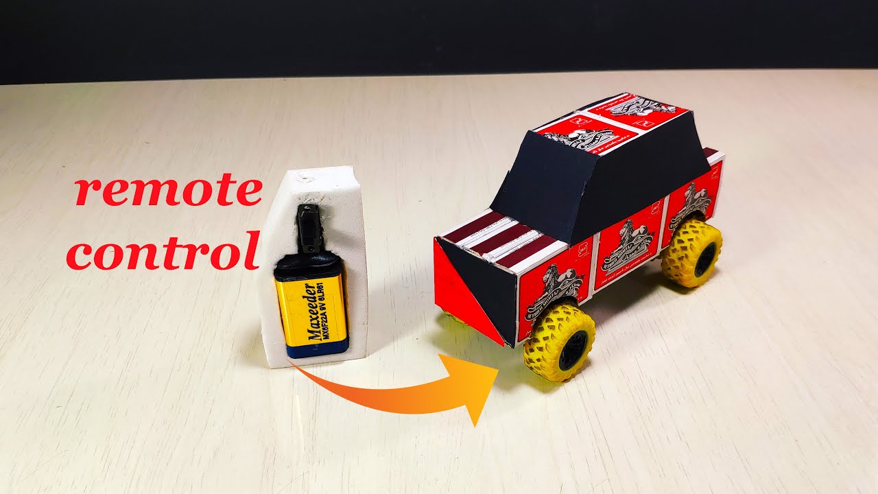 how to make matchbox rc car - Diy Remote control car - YouTube