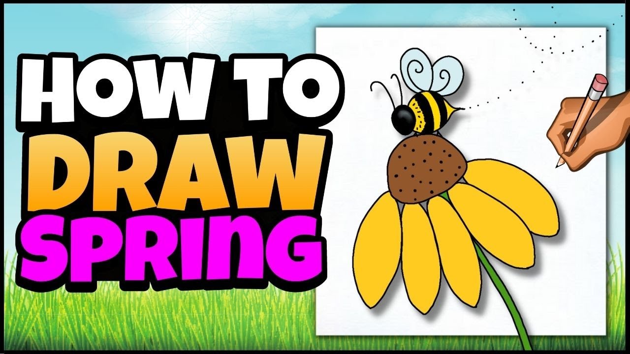 How to Draw a Flower | Spring Art for Kids - YouTube