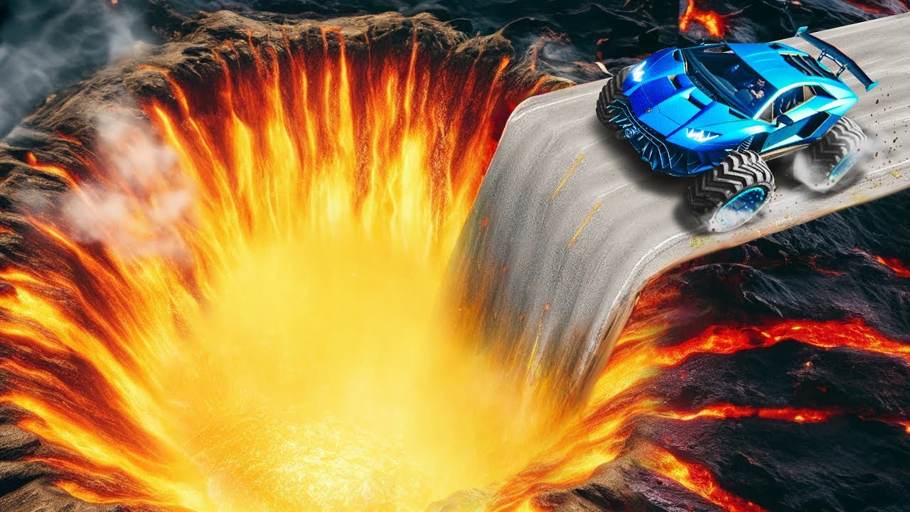 Testing CARS vs VOLCANO in GTA 5! - YouTube