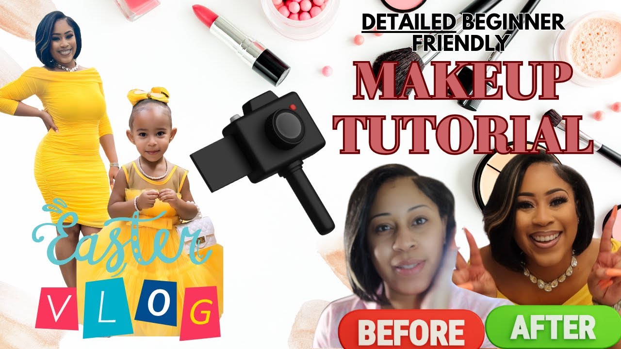 VLOG: Makeup tutorial for beginners + GRWM + Easter VLOG - YouTube