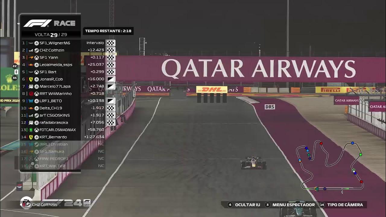 F1 24 GP do Catar GranPrix League 2º Temp Modo Carreira - YouTube