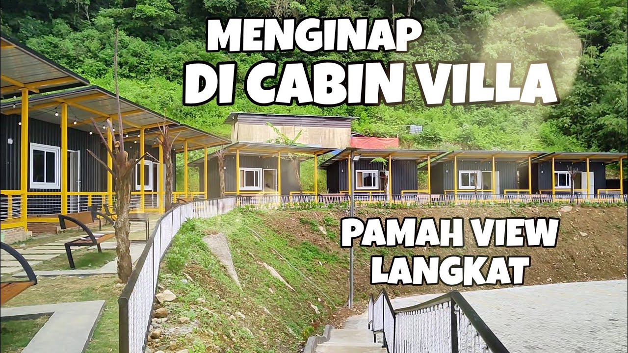 Menginap Di Cabin Villa Pamah View | Wisata Alam di Langkat | Family ...