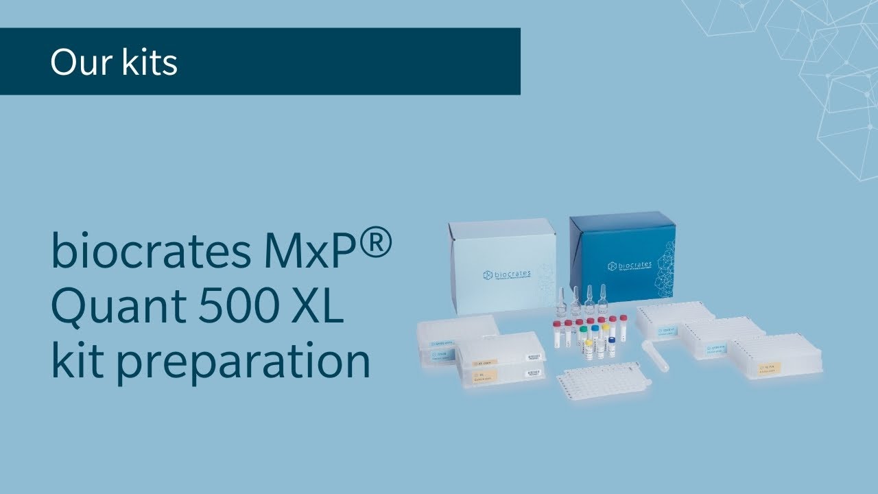 biocrates MxP Quant 500 XL kit preparation - YouTube