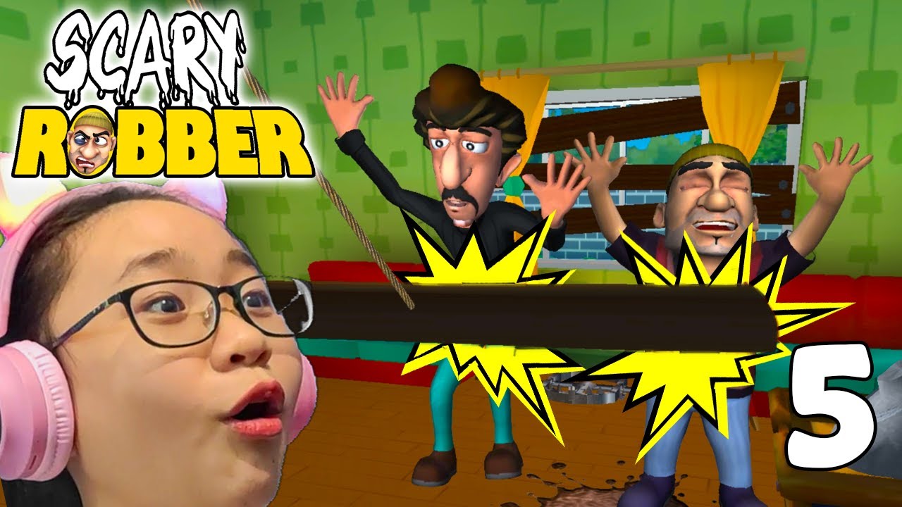 SCARY ROBBER Home Clash Gameplay Walkthrough Logged Off Part 5 - Let's ...