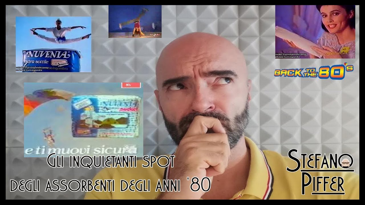 La tv negli anni '80 - Gli inquietanti spot degli ASSORBENTI - YouTube