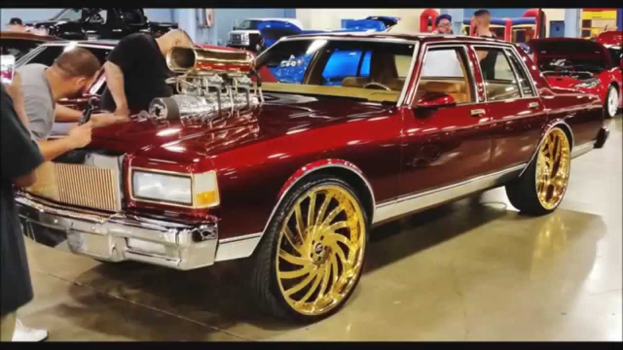 AceWhips.NET- Supercharged Chevy Box on Gold 26" Amani - YouTube