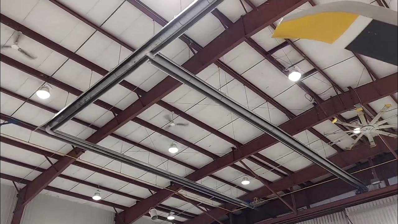 Canarm CP56 Industrial Ceiling Fans & Big @$$ HVLS Fan - YouTube